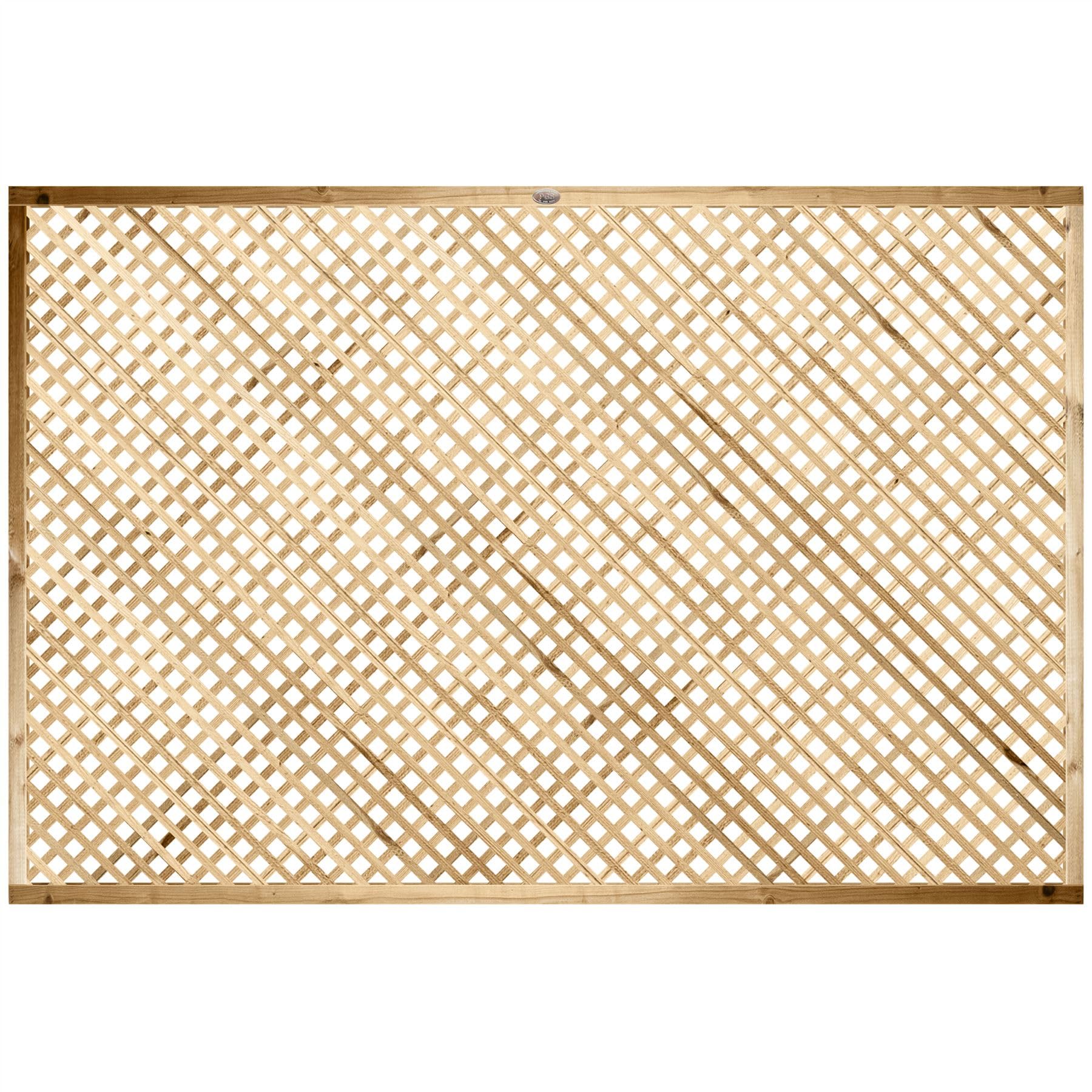 183cm x 120cm (6x4) Elite Privacy Diamond Trellis/Lattice Garden Scree – thegardentools