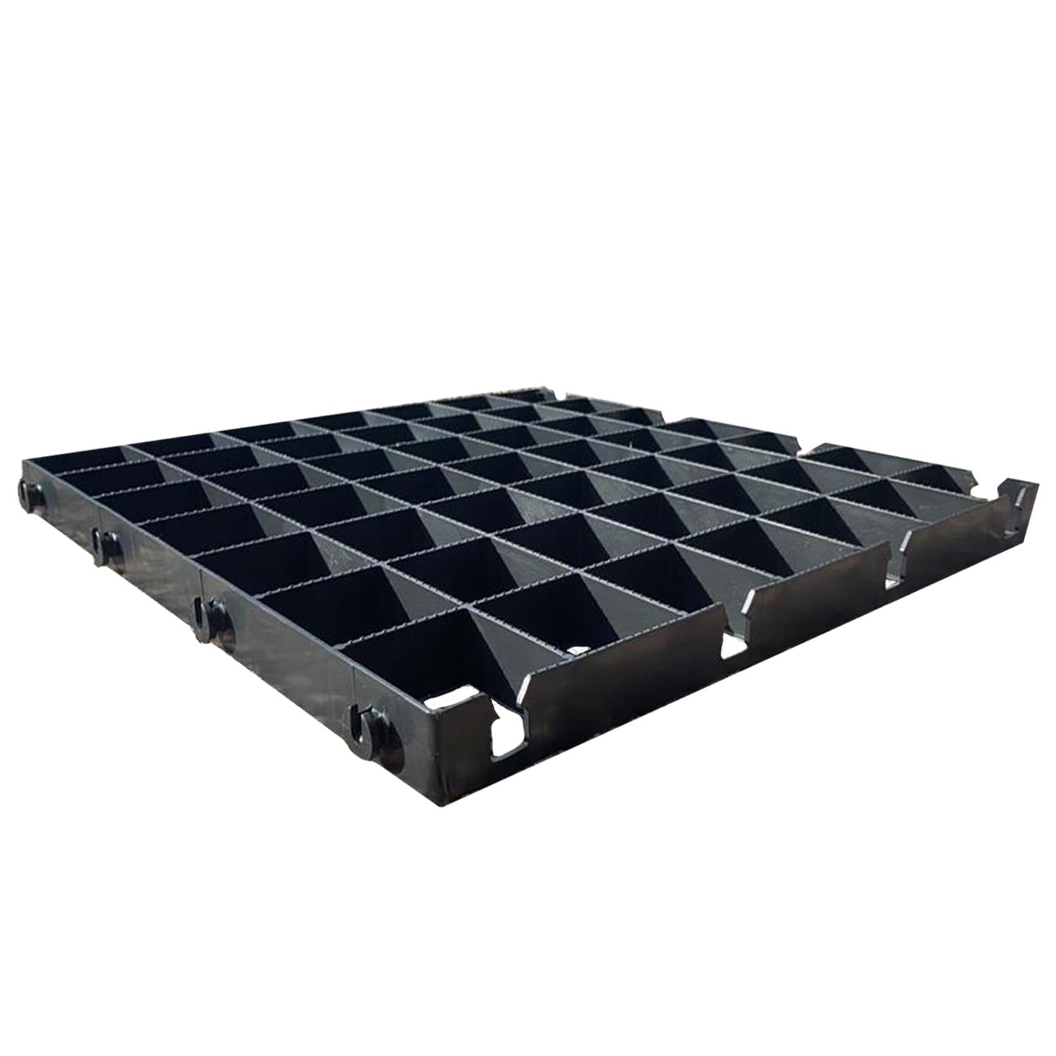 ECODECK Plastic Driveway Grid, 15 Square Metres, Black, UV-Stable, 25 ...