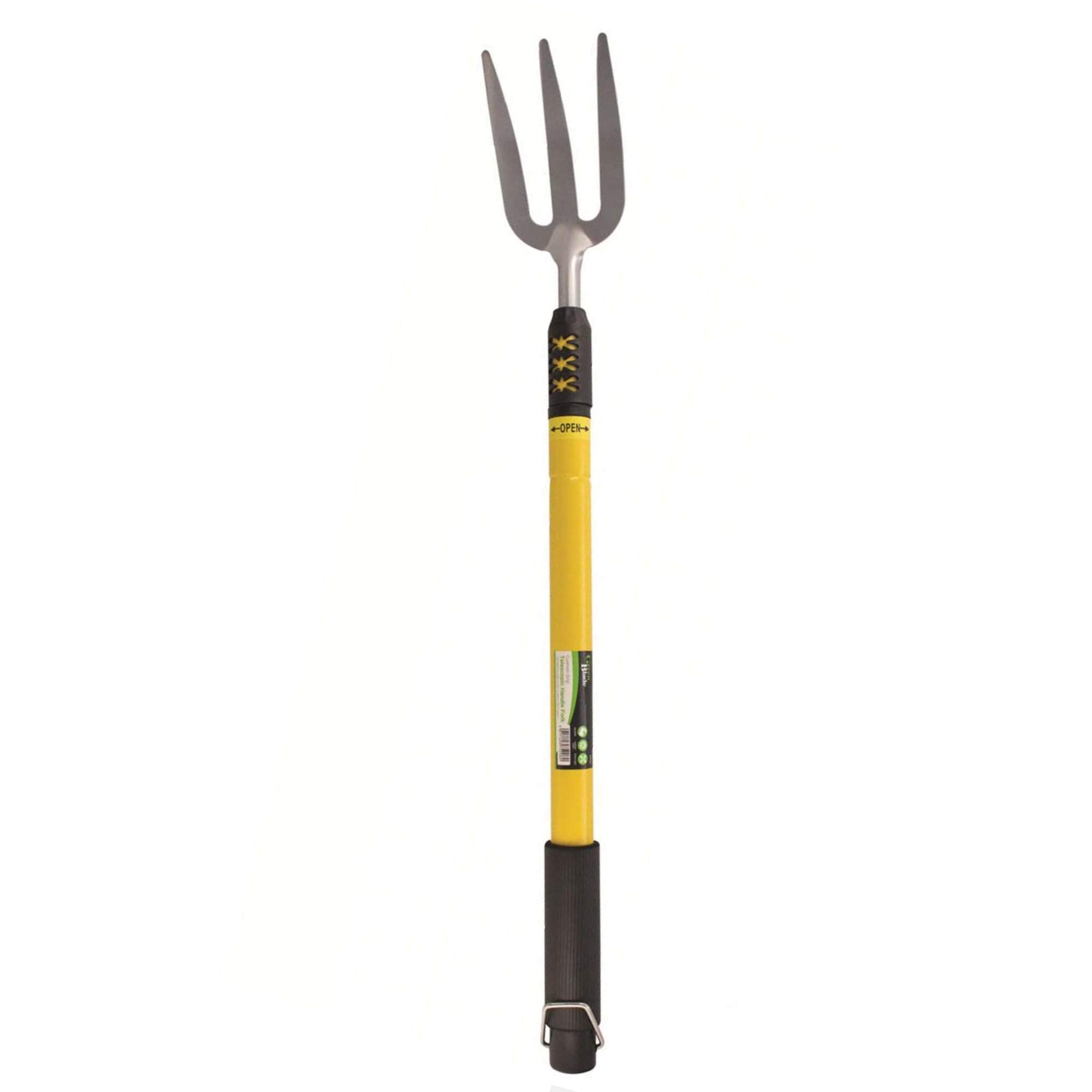 Garden Mile® Telescopic Hand Held Garden FORK | Adjustable Length Carb ...