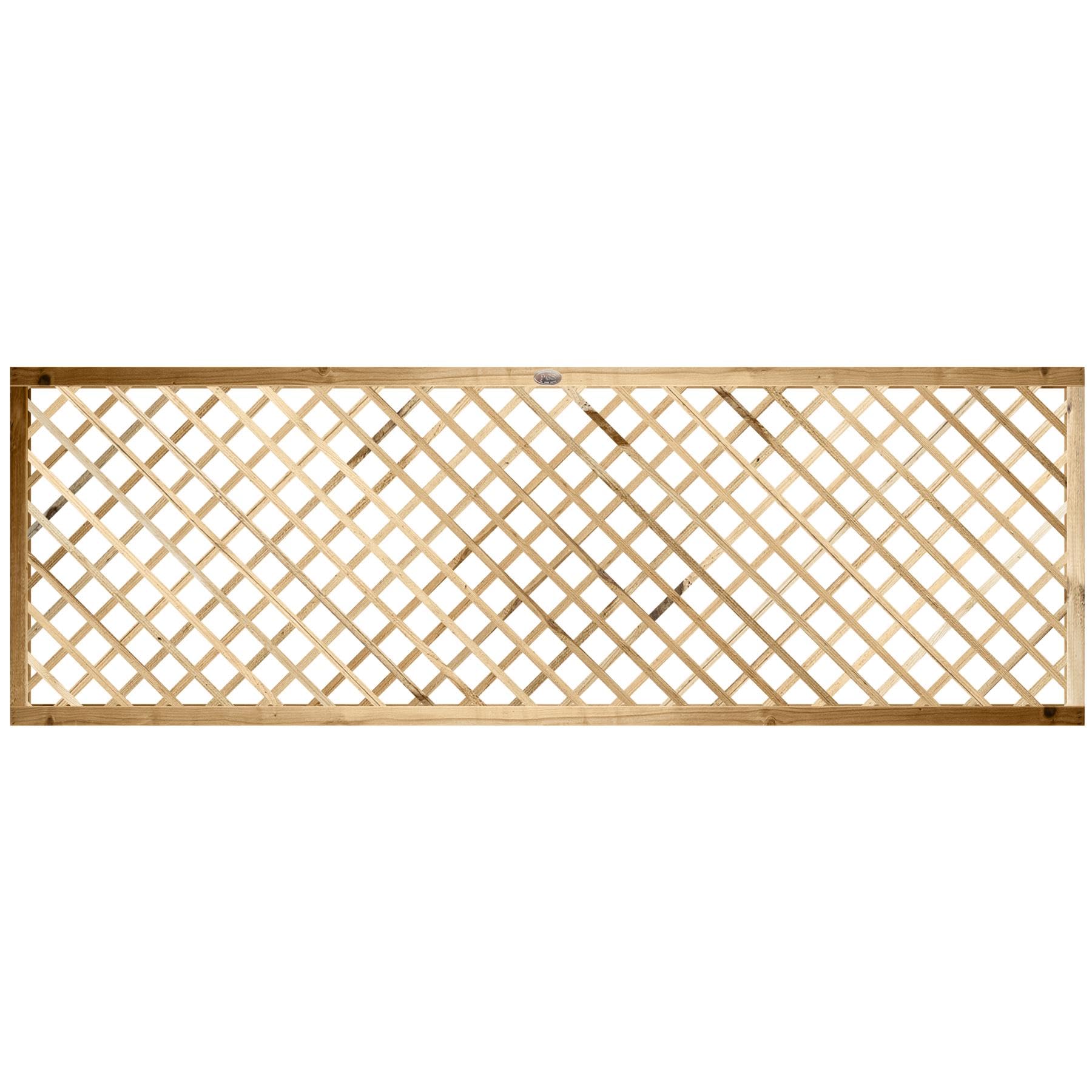 183cm x 60cm (6x2) Elite Diamond Trellis/Lattice Garden Screening Wood ...