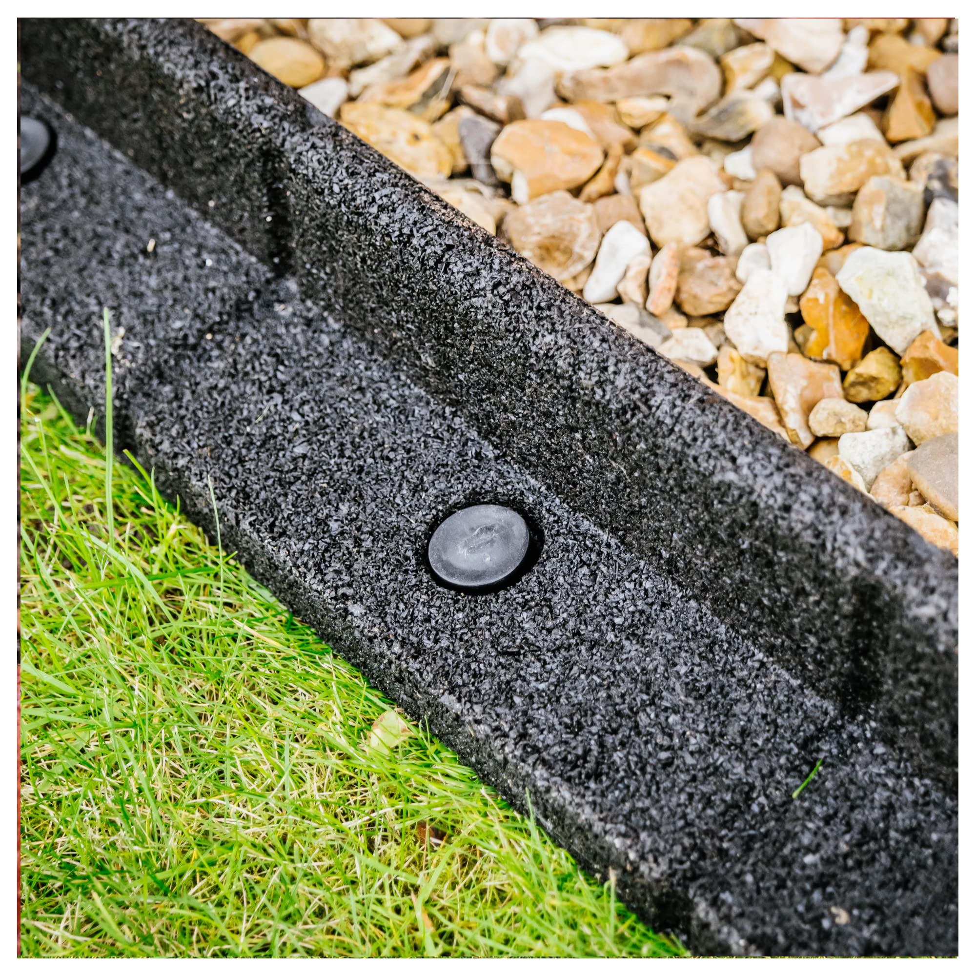 FlexiBorder - Lawn Edging - Flexible Garden Edging Border for Grass La ...