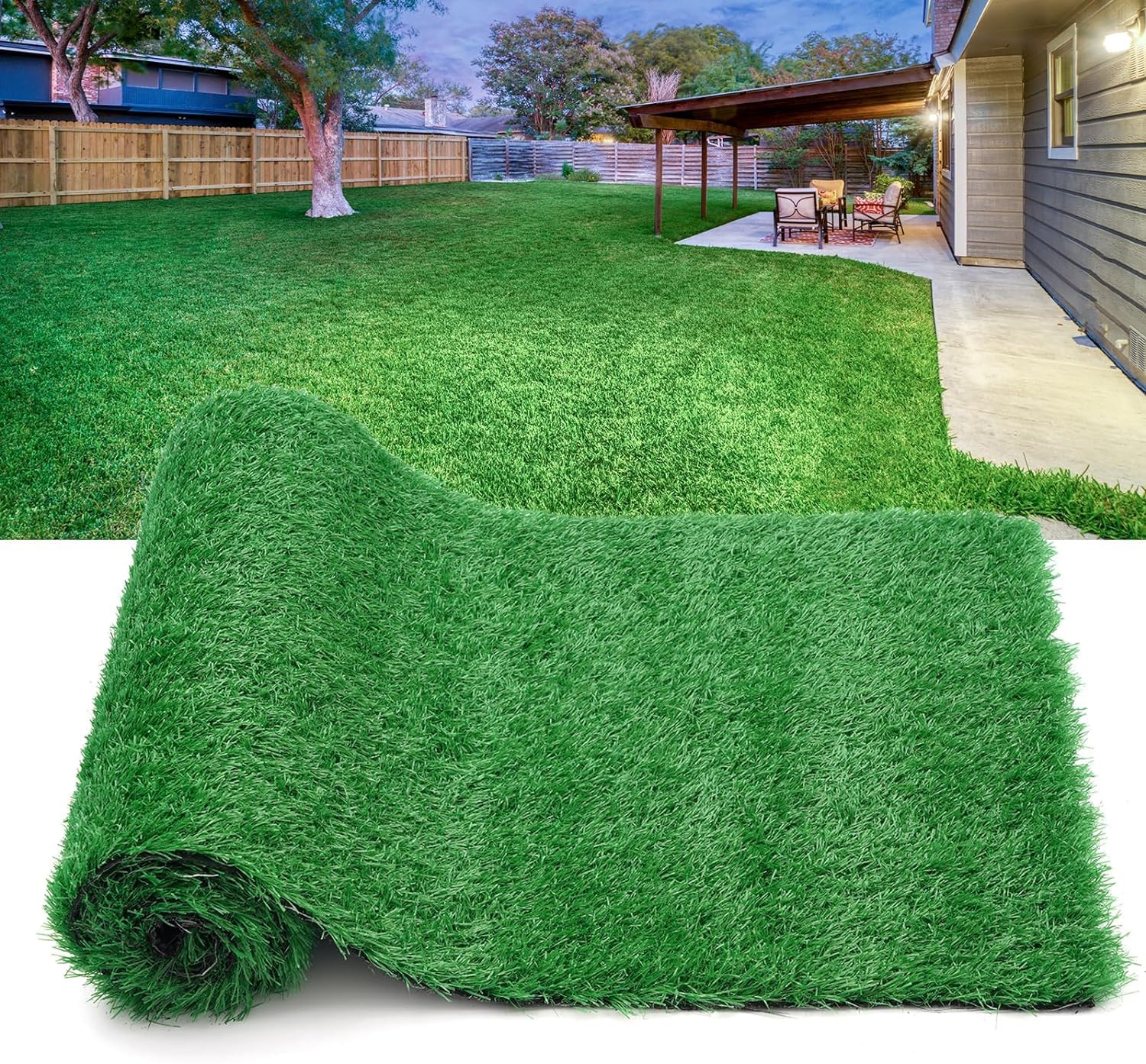 sanjianke-fs Artificial Grass 0.5M X 2M Realistic Astro Turf Fake Gras ...