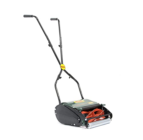 Webb WEH12R Manual Hand Push Cylinder Lawnmower with Roller, Adjustabl ...
